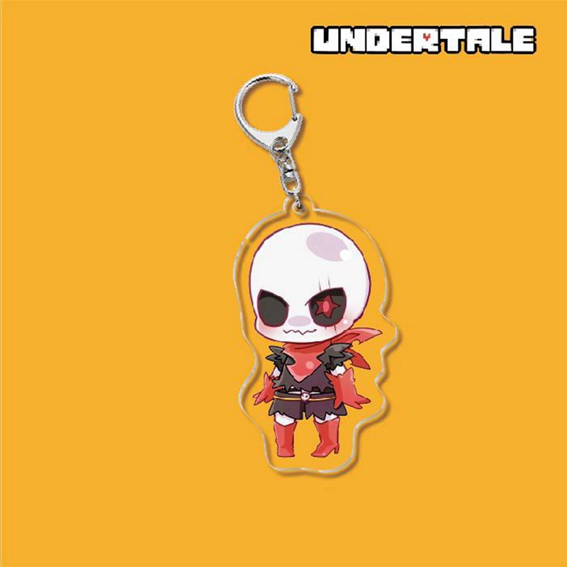 KUHONG Undertale Keychain Men Cartoon Frisk Sans Keychains Woman ...
