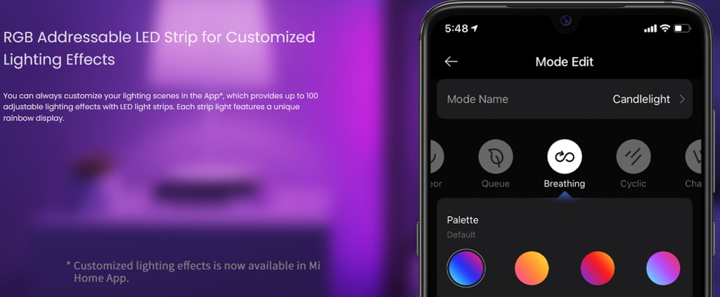 Yeelight LED Gaming Lightstrip Pro Fluid Color 16Million RGB Colors ...