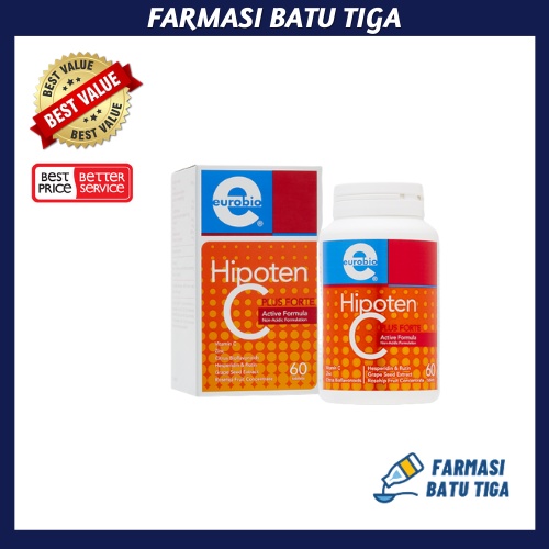 [CLEARANCE!!!] EUROBIO HIPOTEN C PLUS FORTE 60 TABLETS (EXP DATE:10/ ...