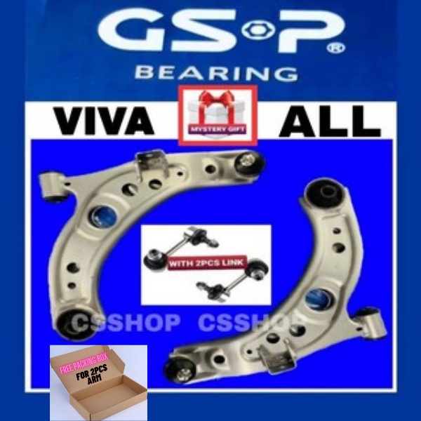 GSP PERODUA VIVA 660 850 1.0 LOWER ARM FRONT LEFT / RIGHT GSP NEW ...