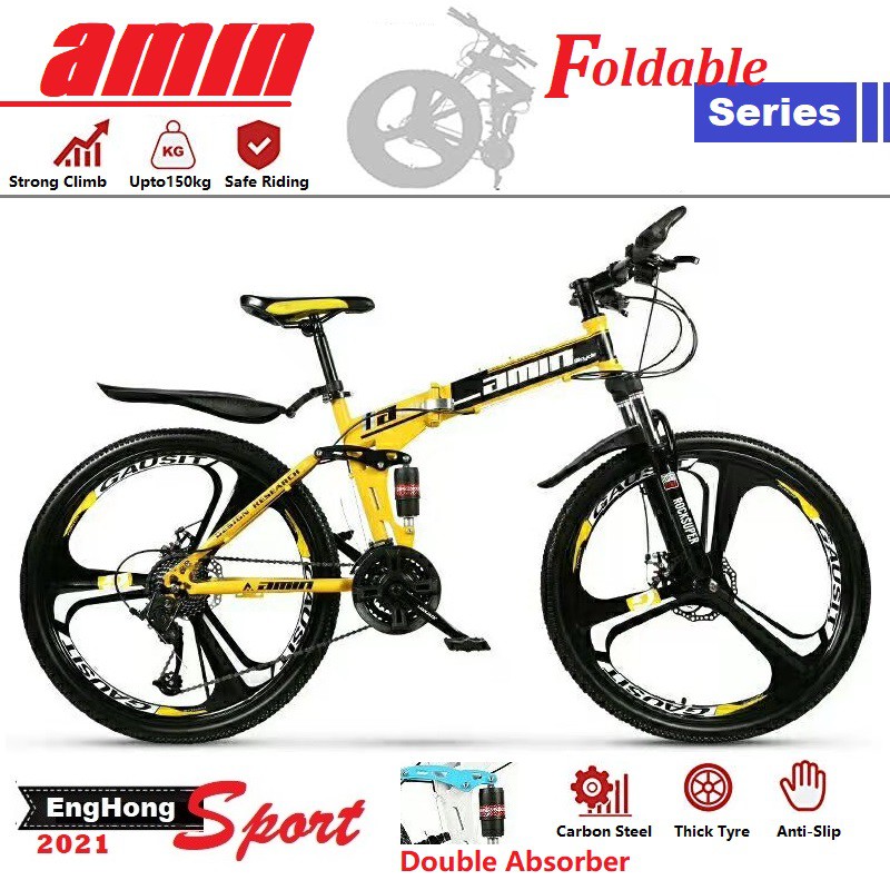 AMIN 3blades FOLDING Bike /AMIN Foldable Bike,26inch mountain bike (Tri ...