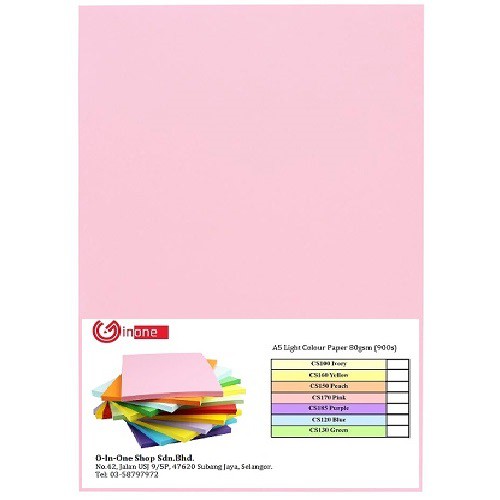 A5 Light Colour Paper 80gsm 900 Sheets | Shopee Malaysia