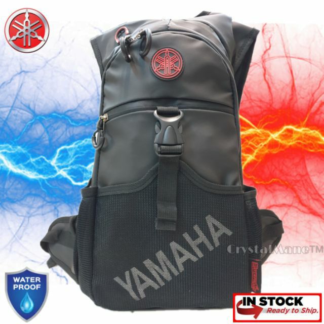 YAMAHA WATERPROOF💦 Bikers & Hiking Backpack.Beg Galas Belakang Kalis ...