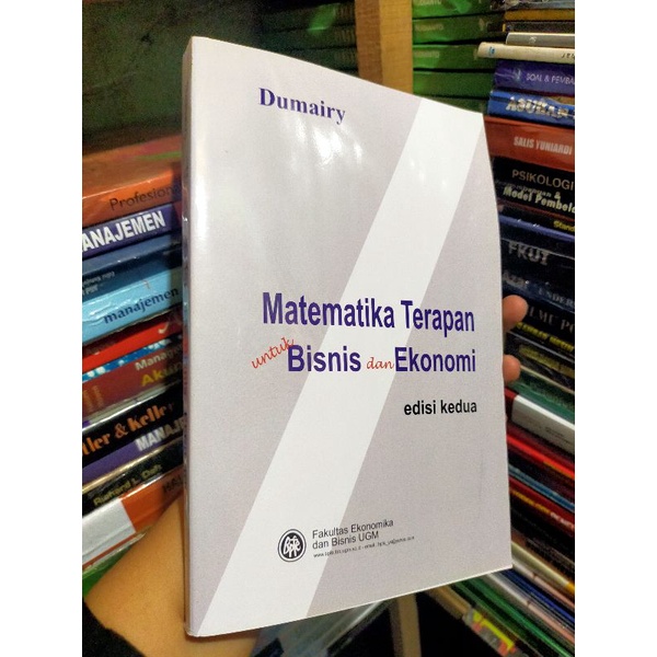 Applied MATHEMATICS FOR BUSINESS AND ECONOMICS SECOND EDITION | Shopee ...