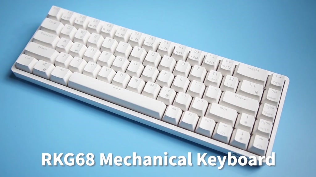 Royal Kludge RK837 RKG68 Mechanical Mini Wireless Keyboard Bluetooth 2 ...