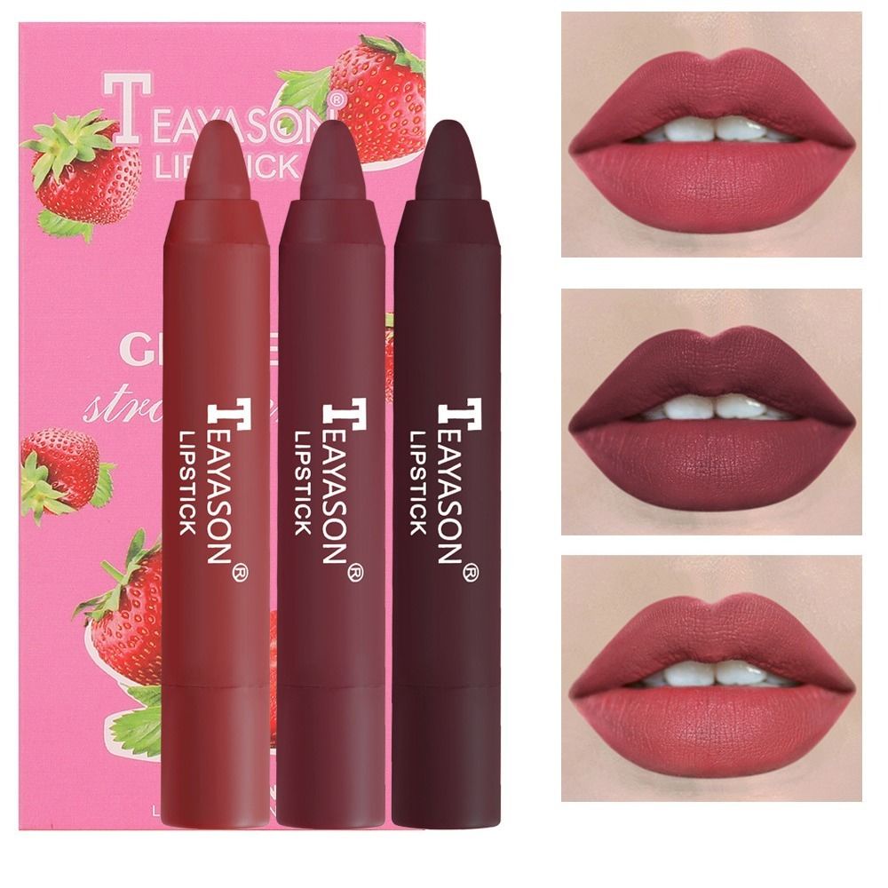 [Ready Stock] 3 Pieces Pack] Matte Matte Velvet Air Lipstick Pen Bean ...