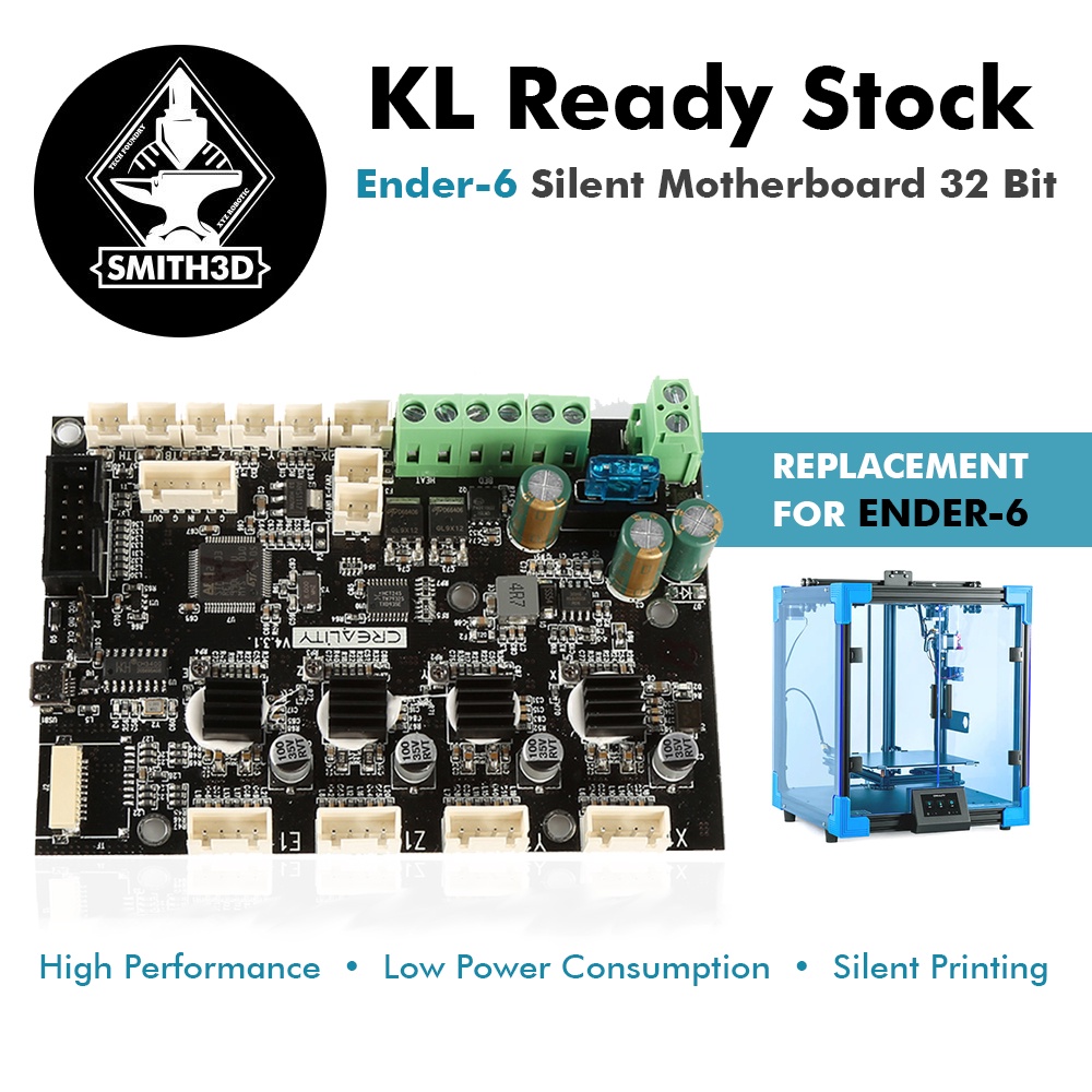 Official Creality Ender 6 Motherboard 32bit Replacement Silent Control ...
