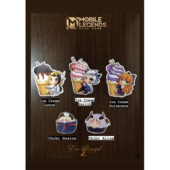 Mobile Legends Chibi Sticker | MLBB Harith Lunox Guinevere Gingout ...