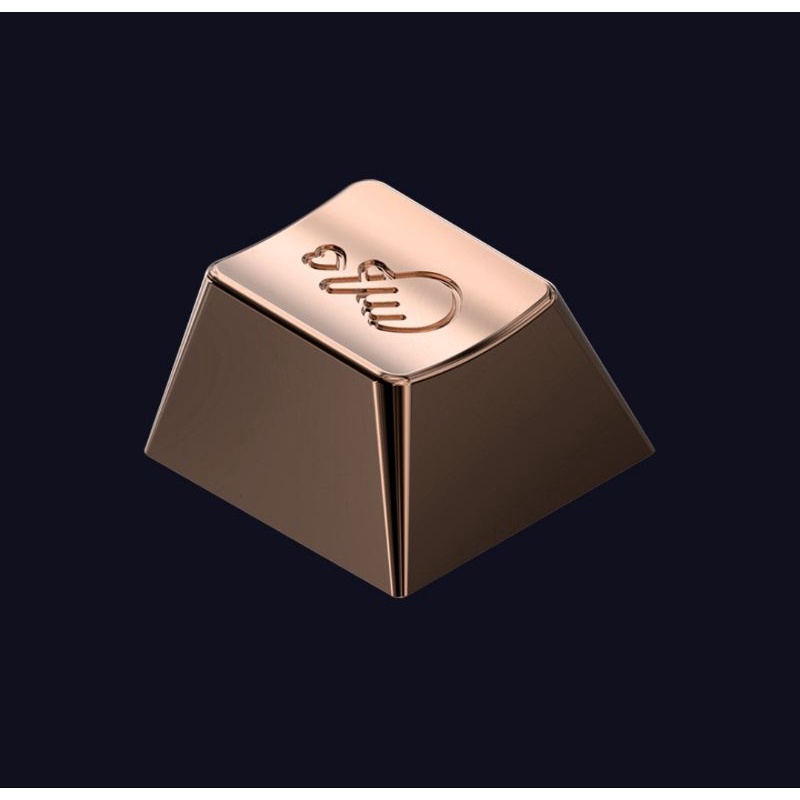 Limited! GMK Hallyu RAMA Rose Gold Finger Heart Korean Love Keycap ...
