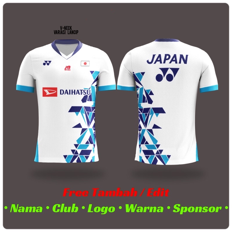 Custom Dryfit Badminton Badminton Jersey | Bwf BWC JAPAN TOKYO OPEN ...