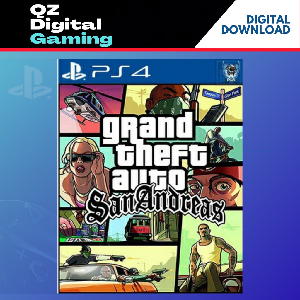 PS4 / PS5 Grand Theft Auto San Andreas Full Game Digital Download GTA ...