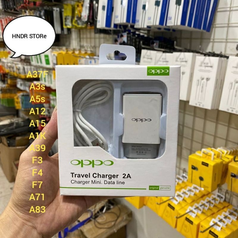 Carger CHARGER CASAN OPPO A3S,A5S,A7,A39,NEO 7/9,F3,F5,F7,F9,F11,F1S ...