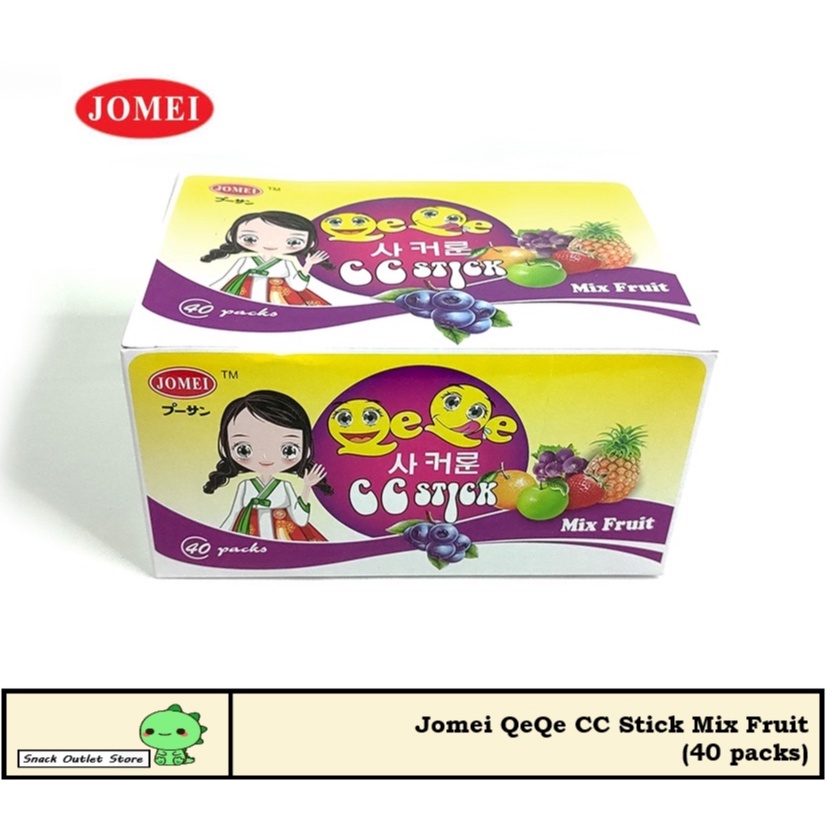 [Ready Stock] (Halal) Jomei QeQe CC Stick Mix Fruit / Mini CC Stick/ Long CC Stick/ Rainbow CC ...