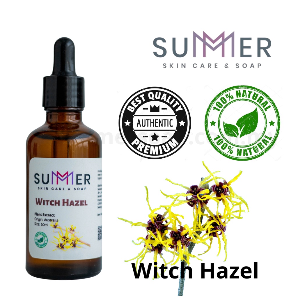 Witch Hazel Extract 10/50/100ml 金缕梅萃取液 Botanical Extract | Extrak Skincare Making (Liquid ...