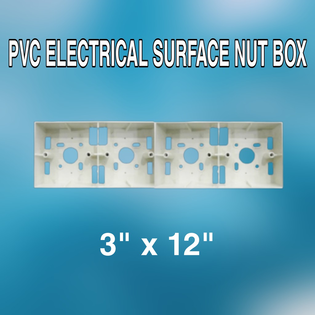 PVC Box Surface mounting box Type Nut Box/ Electrical Box/ Base 3x3 ...