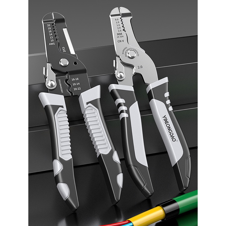 Multitool Pliers Crimping Pliers Wire Stripper Multi Functional Snap ...