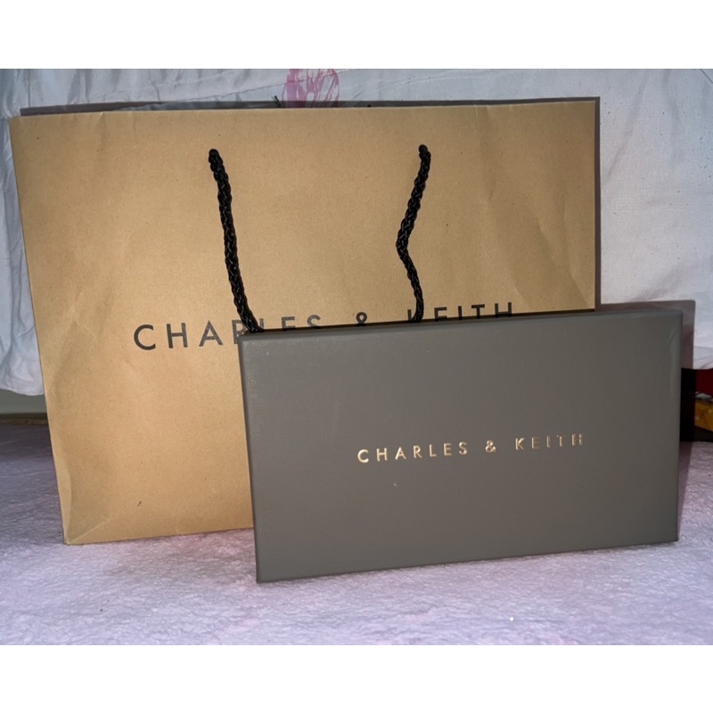 AUTHENTIC Charles & Keith Paper and Wallet box | Shopee Malaysia