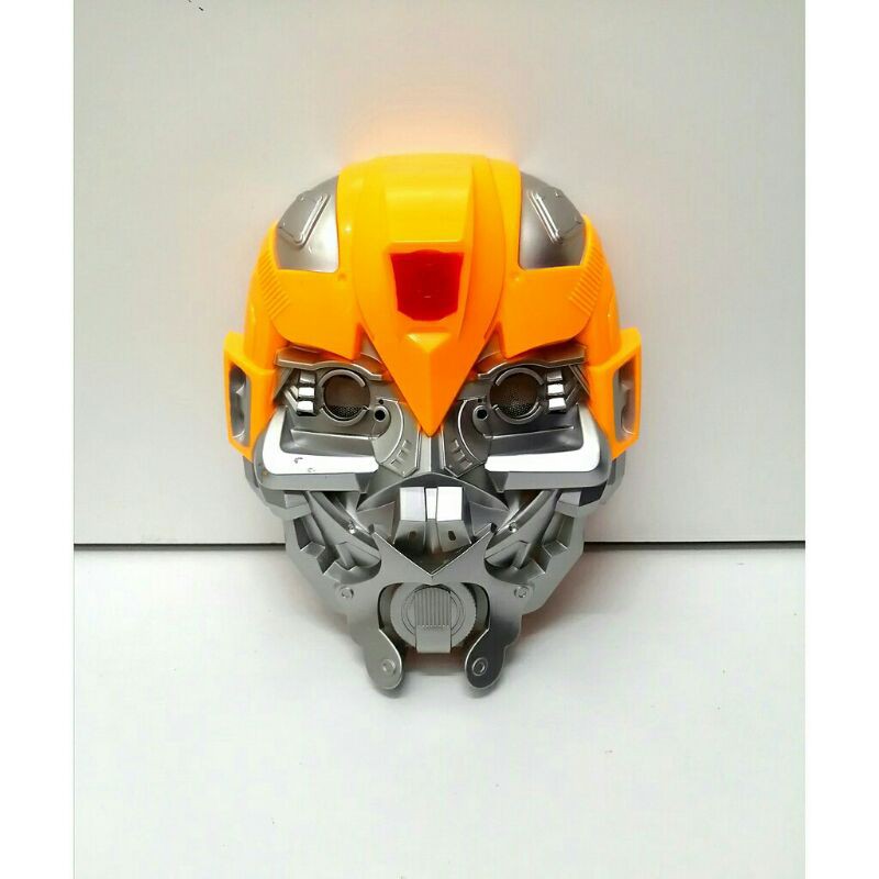 mainan budak TOY MASK / TOPENG TRANSFORMERS BUMBLE BEE LIGHT | Shopee ...