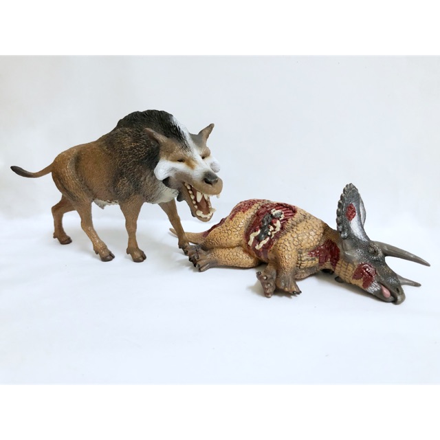 Daeodon With Triceratops Corpse Figurine | Shopee Malaysia