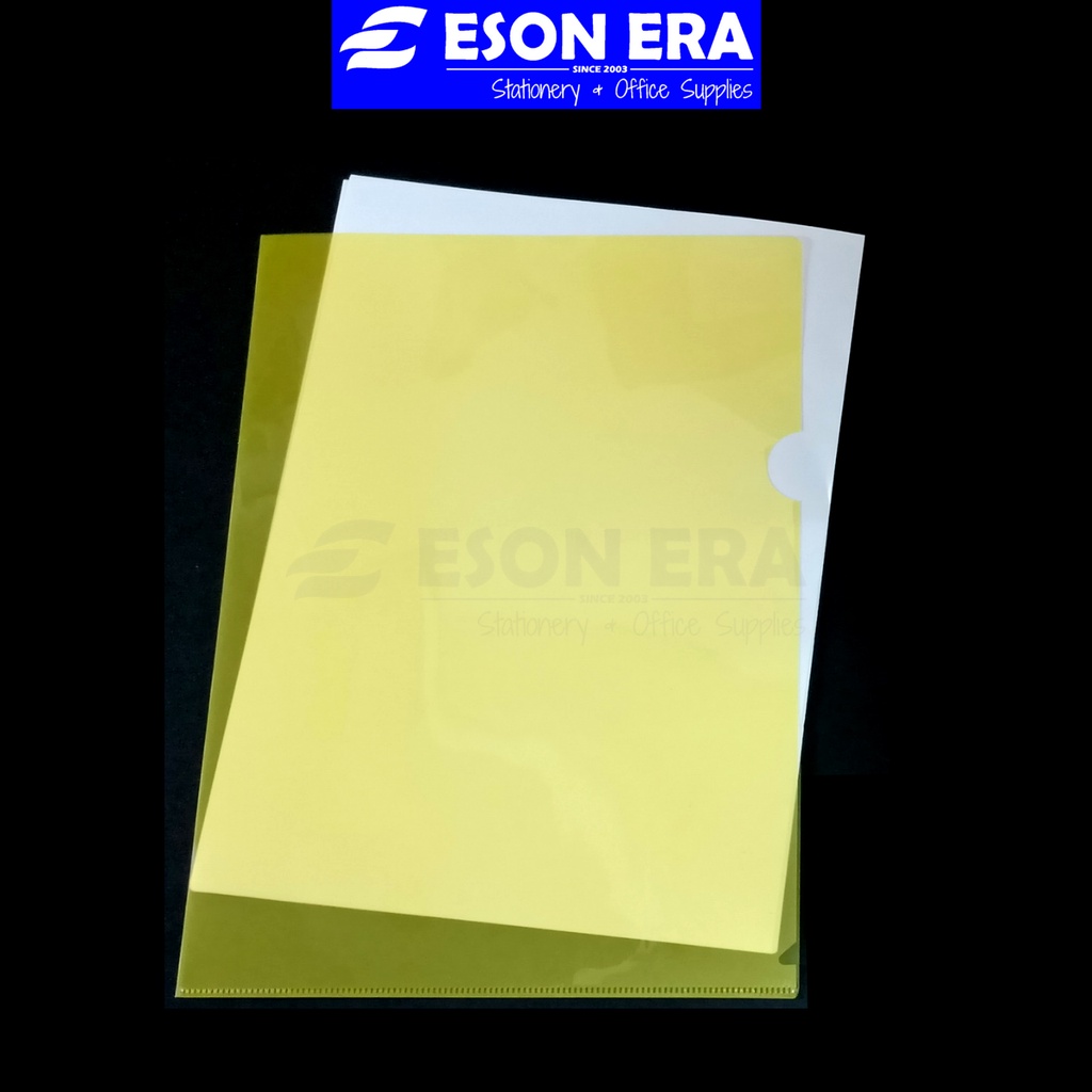 A4 L Shape PP Folder E-310 Transparent Document File Holder | Shopee ...