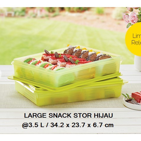 Tupperware Large Snack Stor 3.5L | Shopee Malaysia