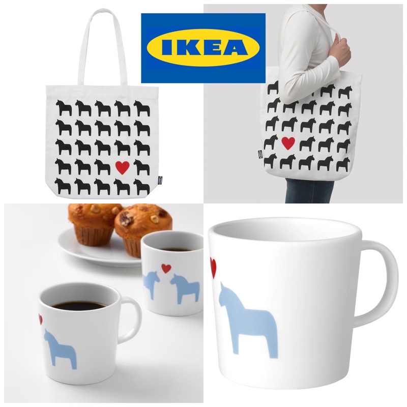 Original IKEA HASTHAGE Tote Bag/Mug | Shopee Malaysia
