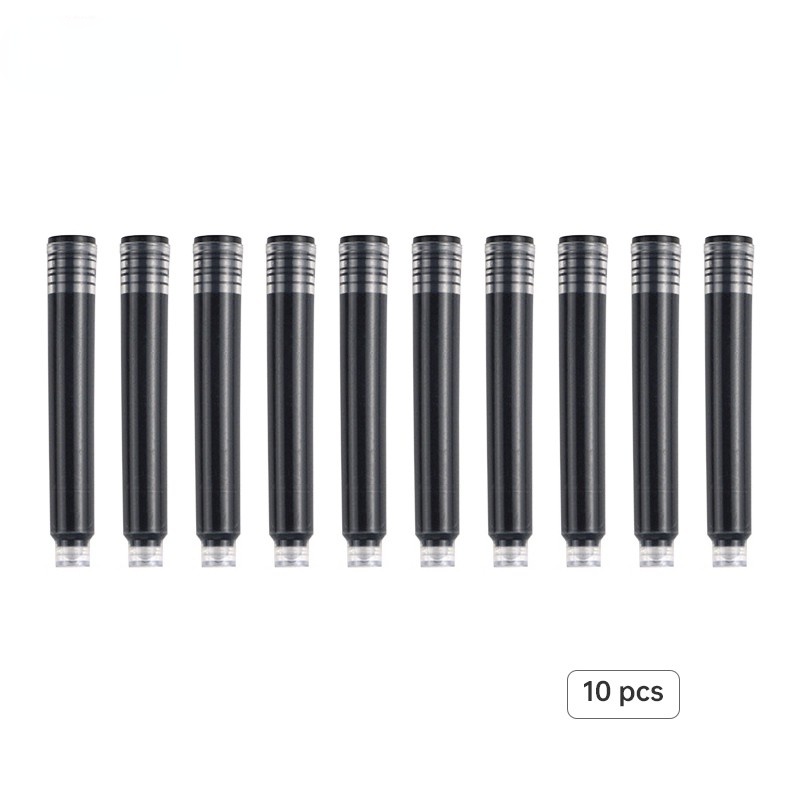 Fountain Pen Refill 10 Pieces 2.6mm Disposable Black Blue Red Fountain ...