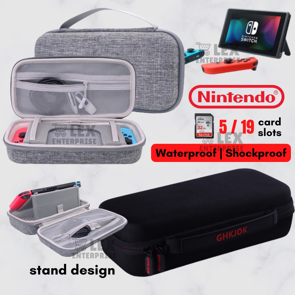 Nintendo Switch Storage Bag Zipper Hard Case Nintendo Carry Bag ...