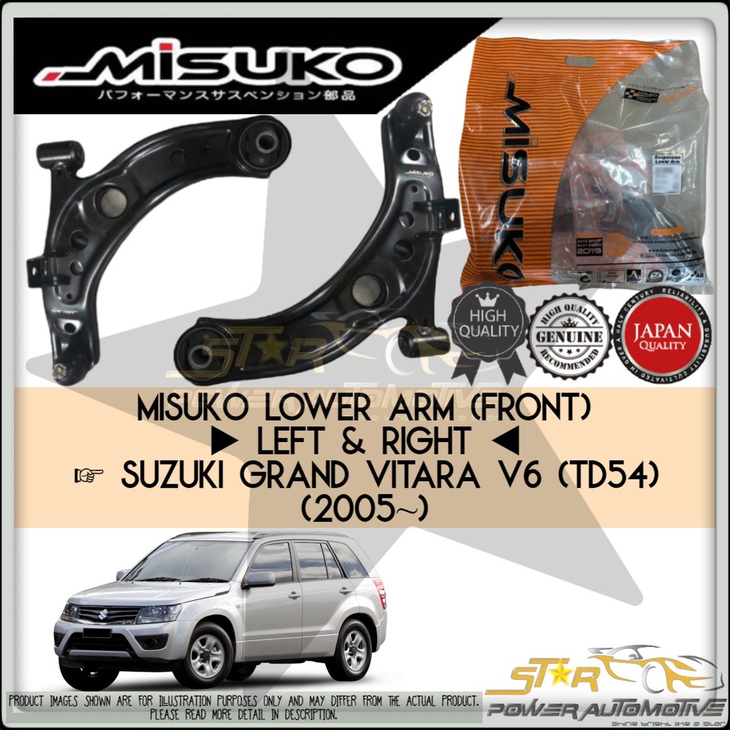 MISUKO Suzuki Grand Vitara V6 TD54 (2005~) Premium Lower Control ...
