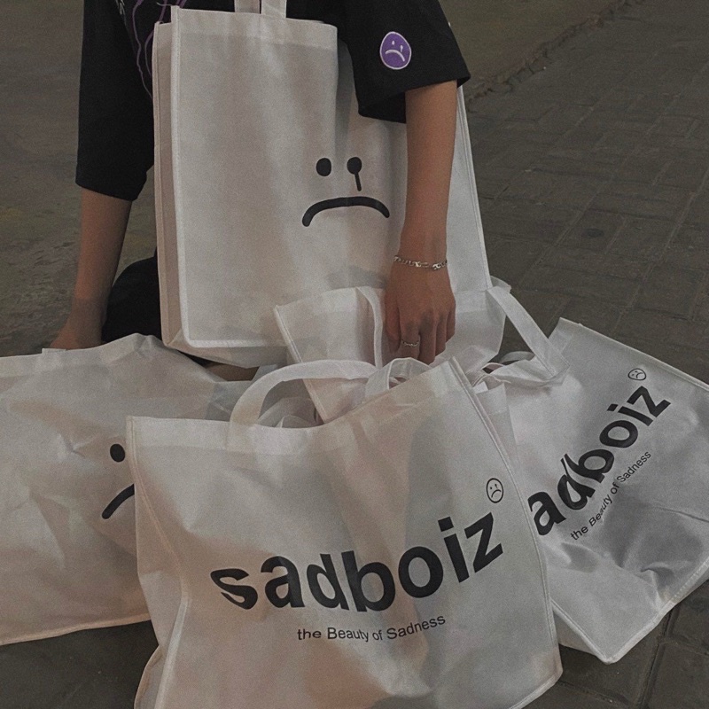 [Genuine] Sad Tote Bag (Canvas Bag) | Shopee Malaysia