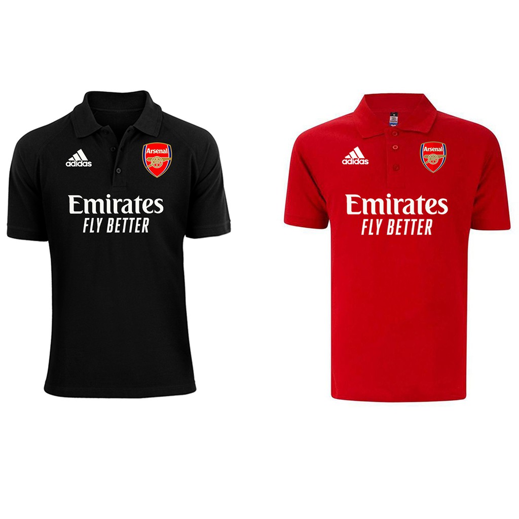 Arsenal Polo Shirt 100% Soft Cotton Ready Stock | Shopee Malaysia