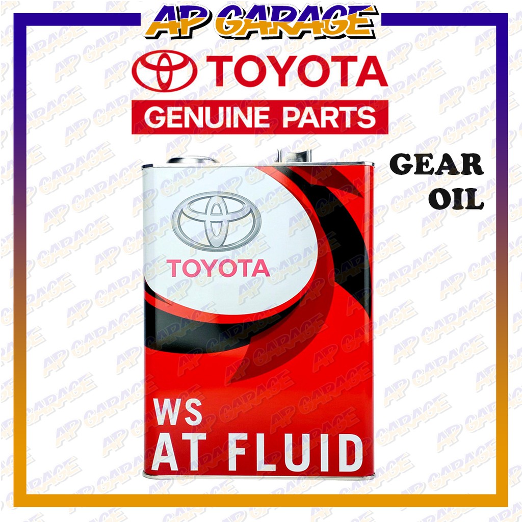 Toyota Original Genuine ATF Gear Oil WS AT Auto Transmission Fluid (4 ...