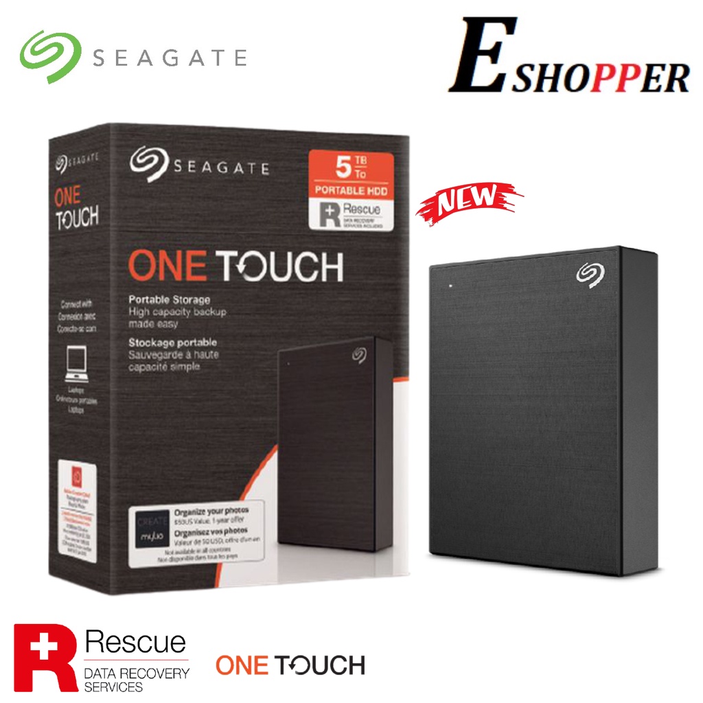 SEAGATE ONE TOUCH WITH PASSWORD 5TB EXTERNAL HARD DRIVES | Shopee Malaysia