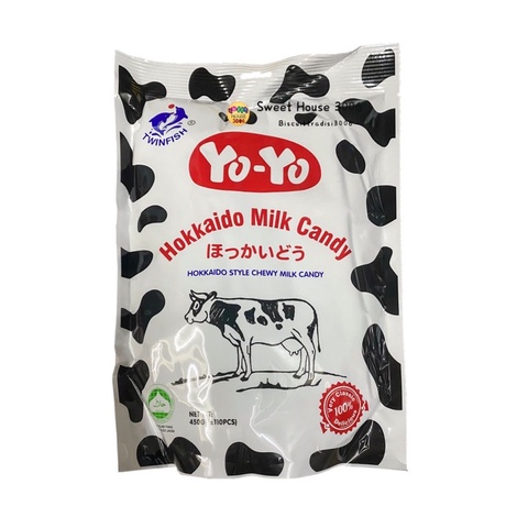Twinfish Yoyo Hokkaido Style Chewy Milk Candy Childhood Snacks Gula Susu Hokkaido Sweet House ...