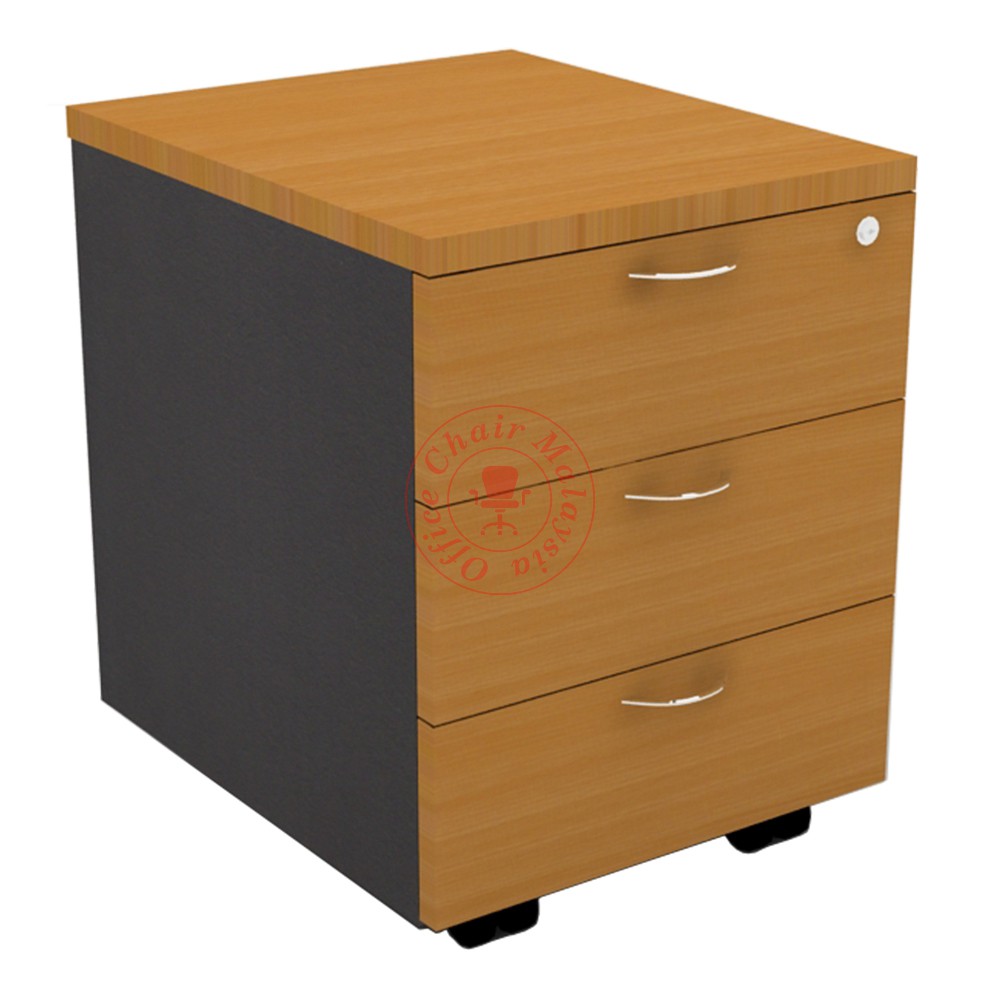 Mobile Pedestal 3 Drawers with Lock / Office Cabinet / Side Drawer ...