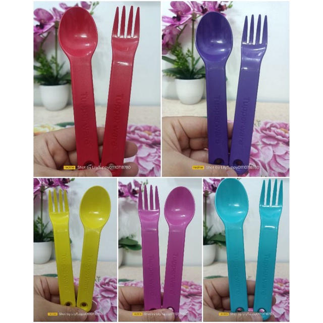 Tupperware Fork And Spoon : Sudu Dan Garfu Boleh Cantum | Shopee Malaysia