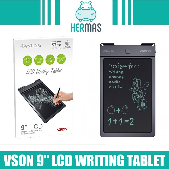 VSON 9" LCD CHILDREN WRITING TABLET GRAFFITI BOARD NOTEPAD ELECTRONIC ...
