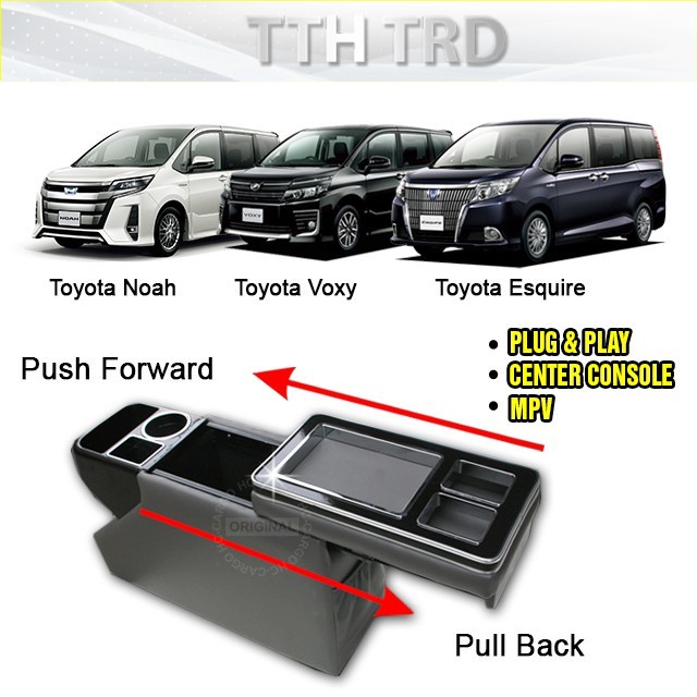 HC CARGO MPV Toyota Voxy Noah Esquire Center Console Storage Console ...