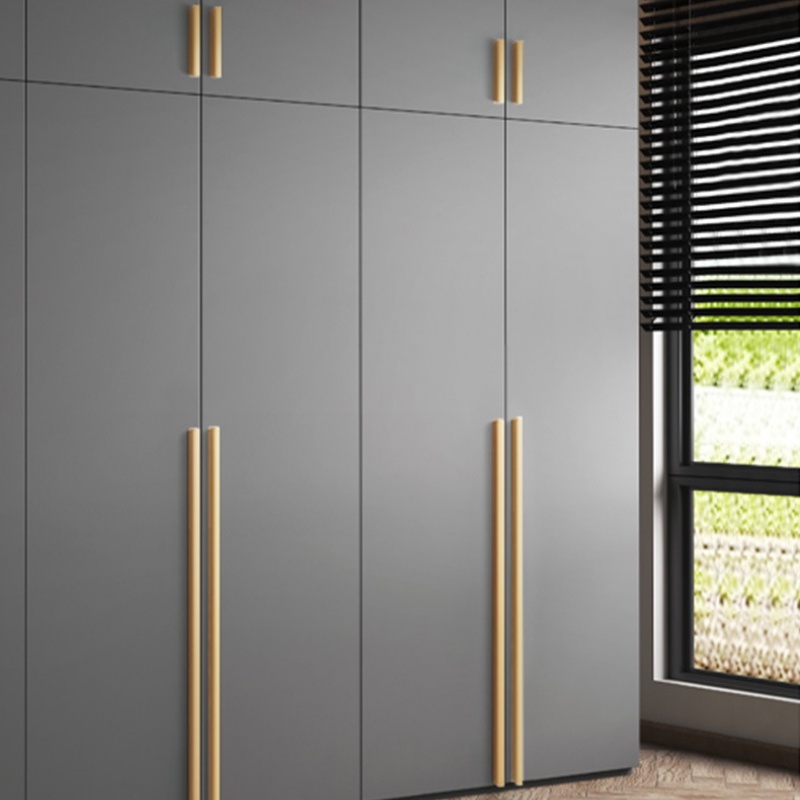 206~1000mm Modern Long Wardrobe Door Handle Pull Gold Black Cabinets ...