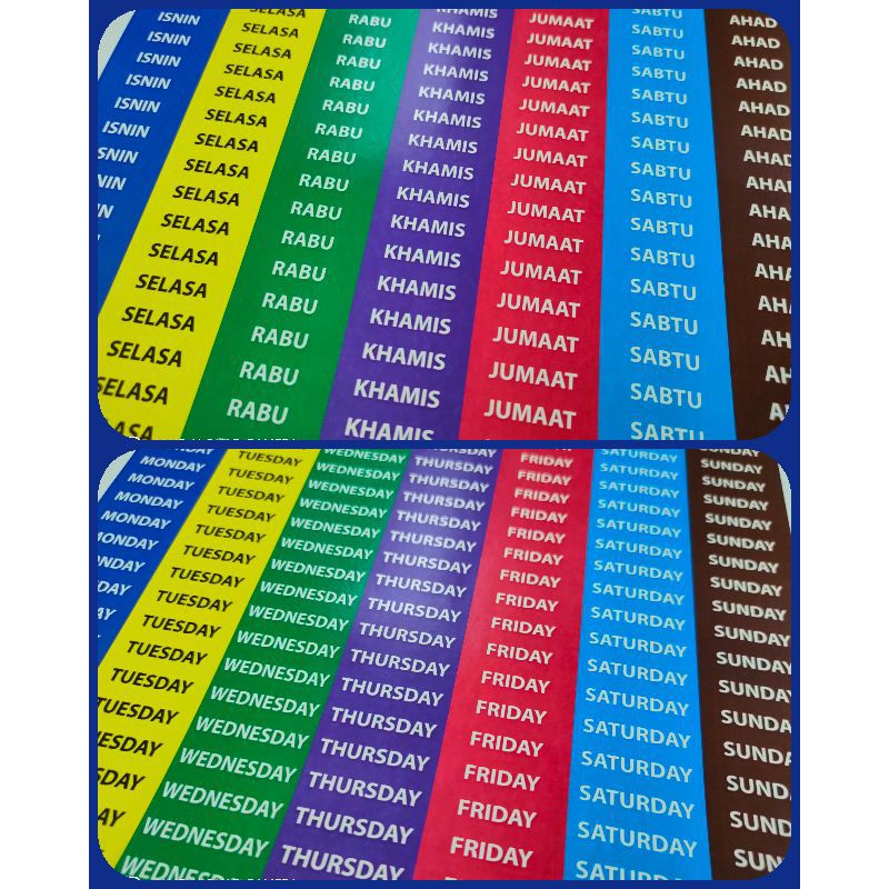 Sticker Harian / buku sekolah 140pcs | Shopee Malaysia