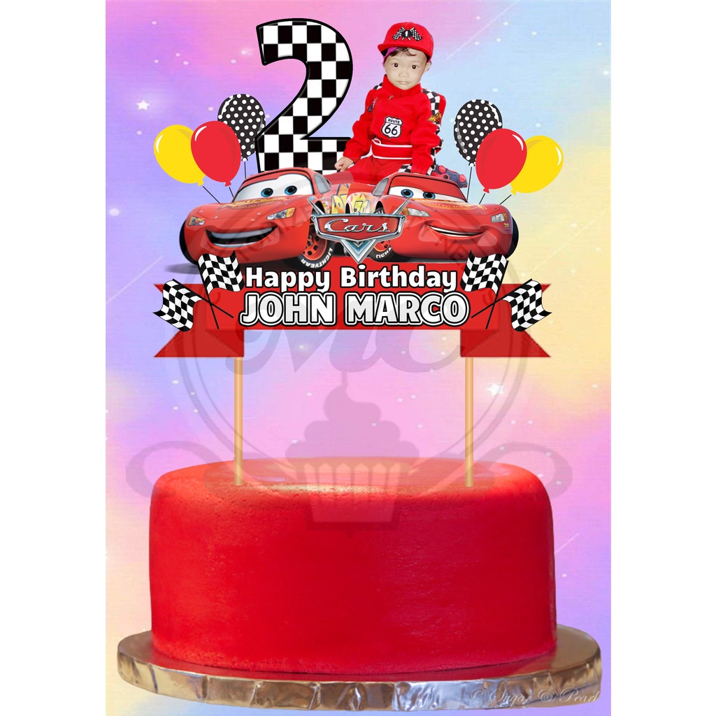 cars theme cake topper (D7) | Shopee Malaysia