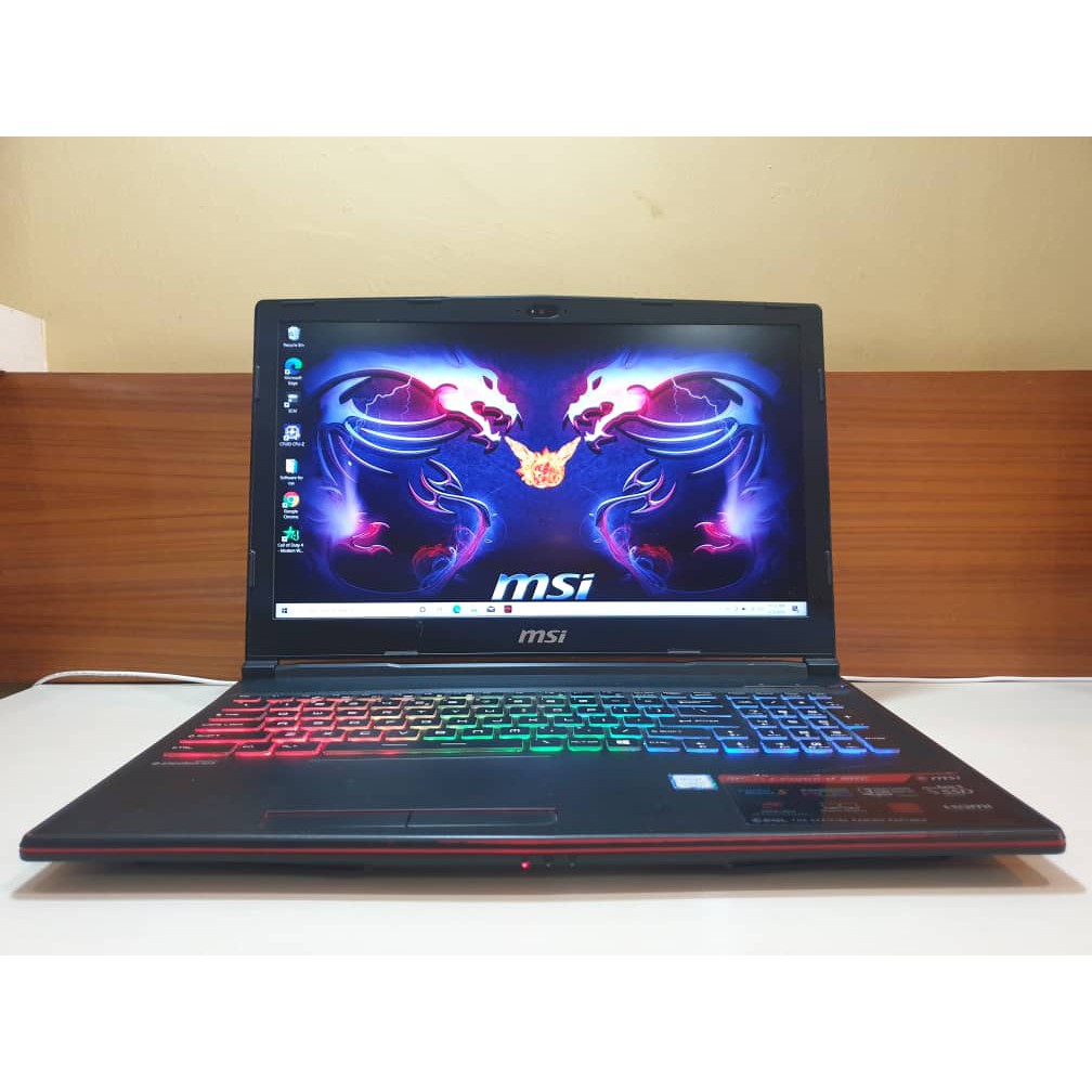 MSI GP63 Leopard 8RE ,i7 8th, GTX1060 Gaming Laptop | Shopee Malaysia