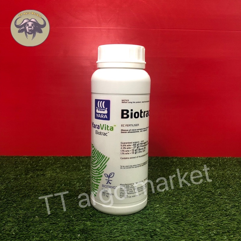 YARA YaraVita Biotrac 1L / Biostimulant Seaweed Stress Relieve Foliar ...