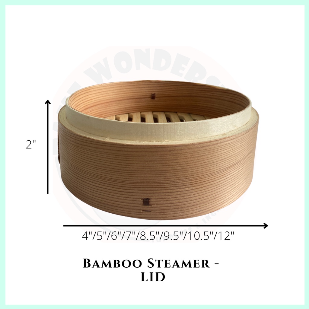 Bamboo Steamer/Lid Steamer/Dim Sum Steamer/Pau Steamer/Pengukus Pau ...