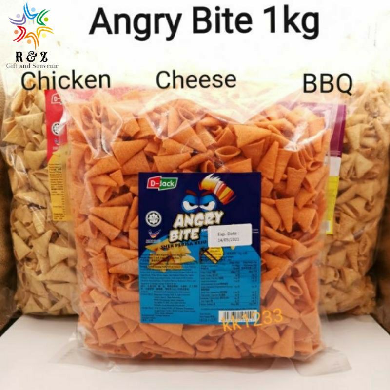 Angry Bite Snek Perisa Ayam /BBQ/ Cheese 🔥READY STOCK🔥 | Shopee Malaysia