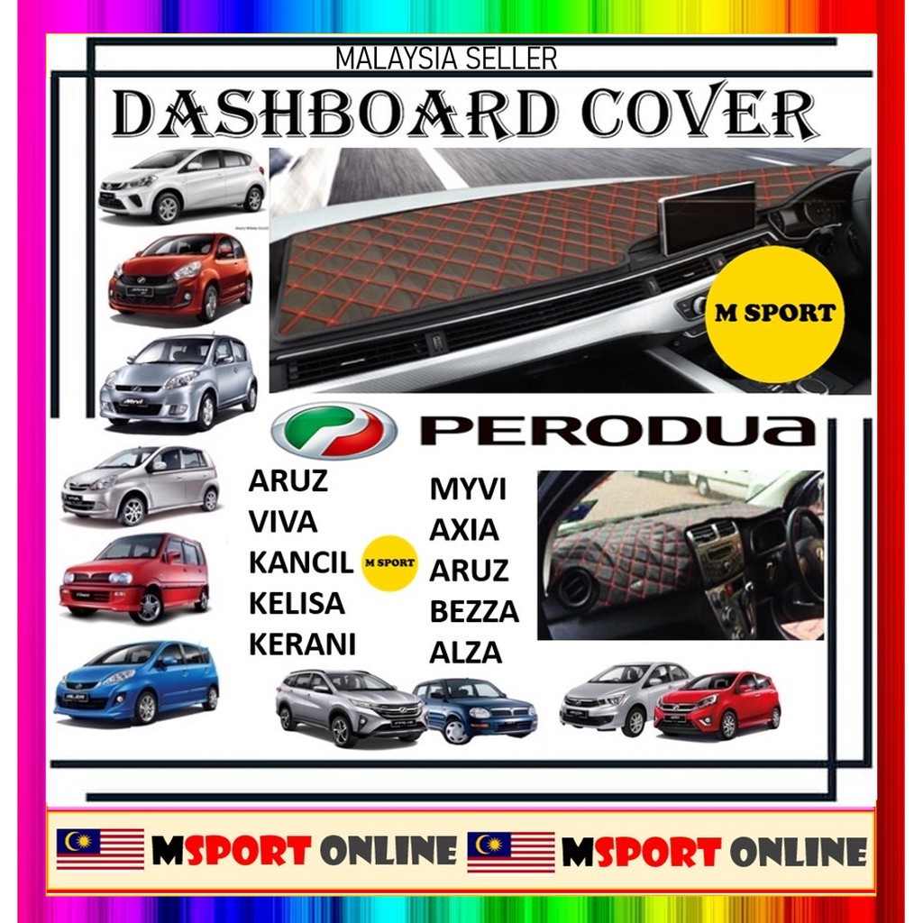Perodua Dashboard Cover MYVI AXIA ARUZ BEZZA ALZA VIVA KANCIL KELISA ...