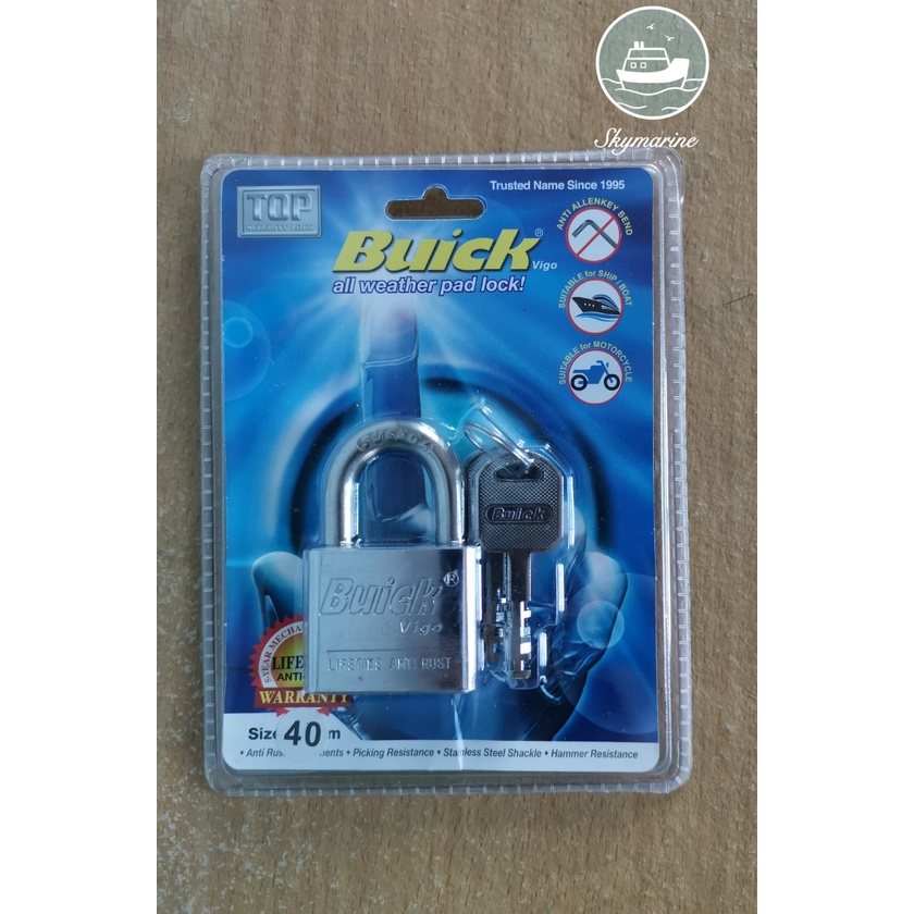 Buick Anti-Rust Heavy Duty Padlock 40mm [Ready Stock] | Shopee Malaysia