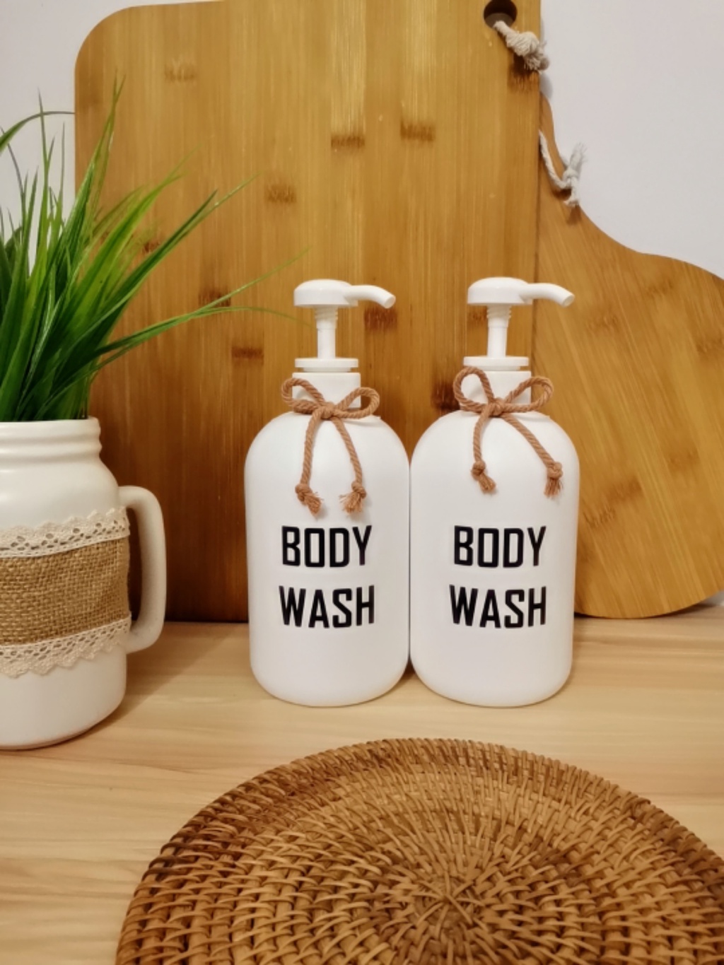 SWEETY Minimalist Nordic Series Dispenser Bottle 750ml for Bathroom ...