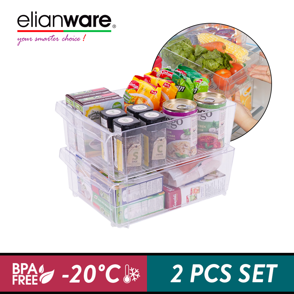Elianware E-Concept BPA FREE Stackable Food Storage Freezer Organizer ...