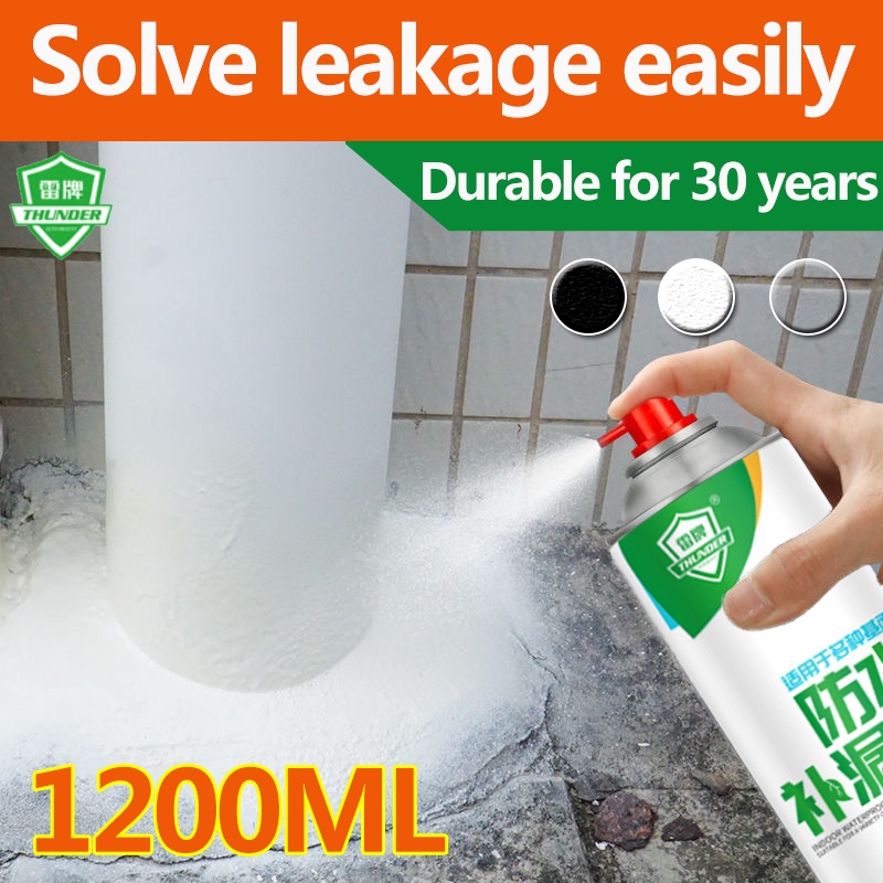 Ready stock 1200ml THUNDER leaking spray waterproof spray for leaking ...